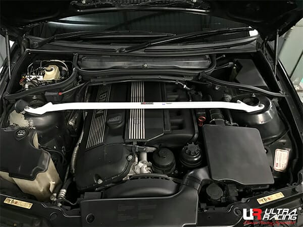 BMW E46 - Front Strut Bar / Front Tower Bar / Front Upper Brace | Ultra ...