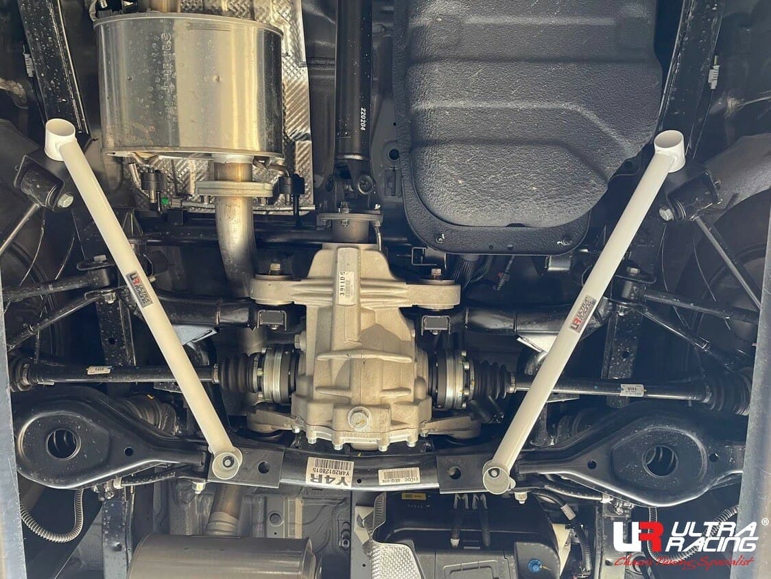 Rexton G4 - Rear Lower Side Bar / Rear Side Member Brace | Ultra Racing ...